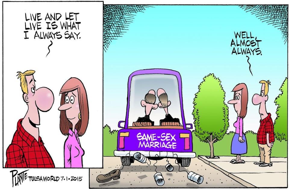 Bruce Plante Cartoon Same Sex Marriage The Eagle Cartoons