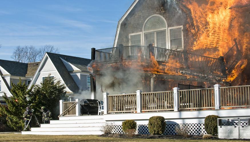 Firefighters Battle Blaze In Westhampton Beach Home Wednesday Afternoon ...