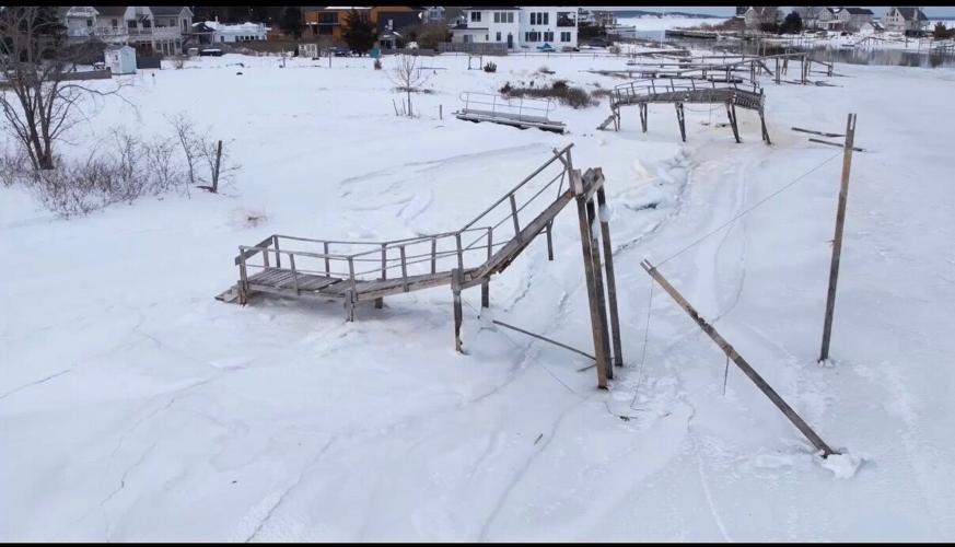 Splintered Wreckage Along Coastline as Ice Wreaks Havoc | News | 27east.com