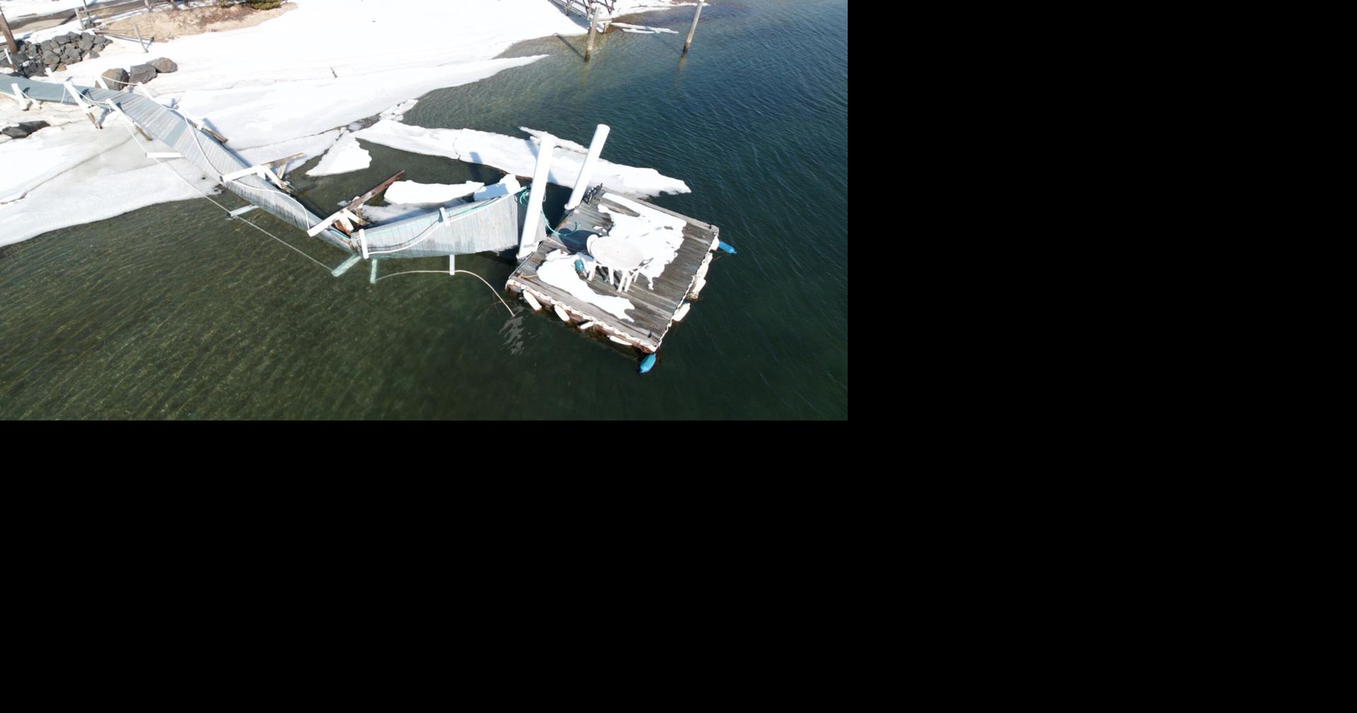 Splintered Wreckage Along Coastline as Ice Wreaks Havoc | News | 27east.com