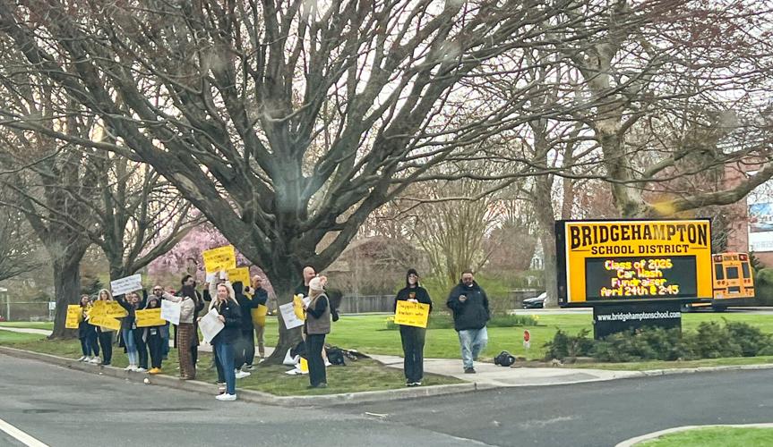 A Show of Solidarity by Bridgehampton Teachers Highlights Nearly a Year ...