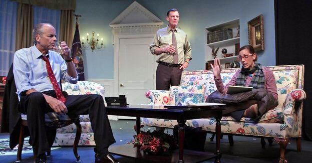 Review: 'November' Offers Political Hijinks And Verbal Farce In The ...
