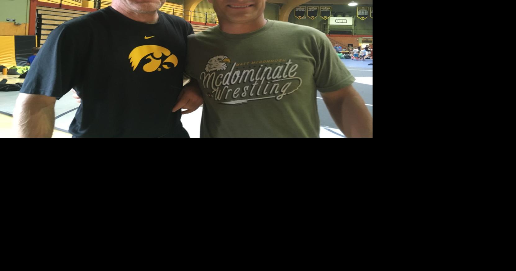 Iowa associate head wrestling coach Terry Brands at Osos Wrestling Camp