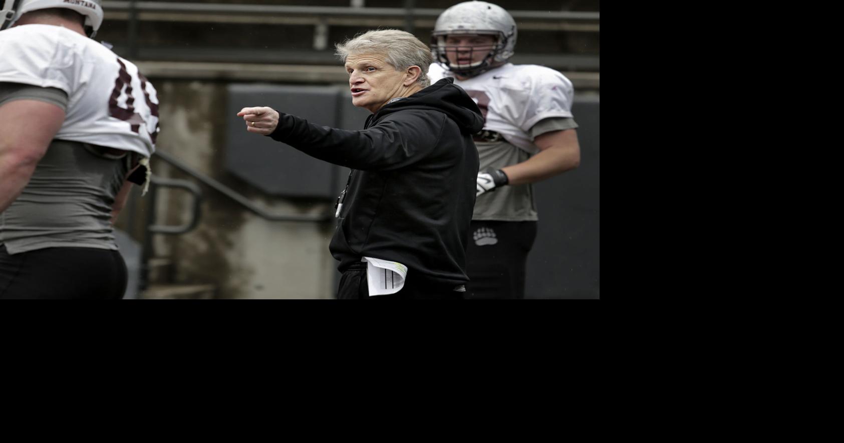 Montana defensive coordinator Kent Baer, defensive line coach Barry ...