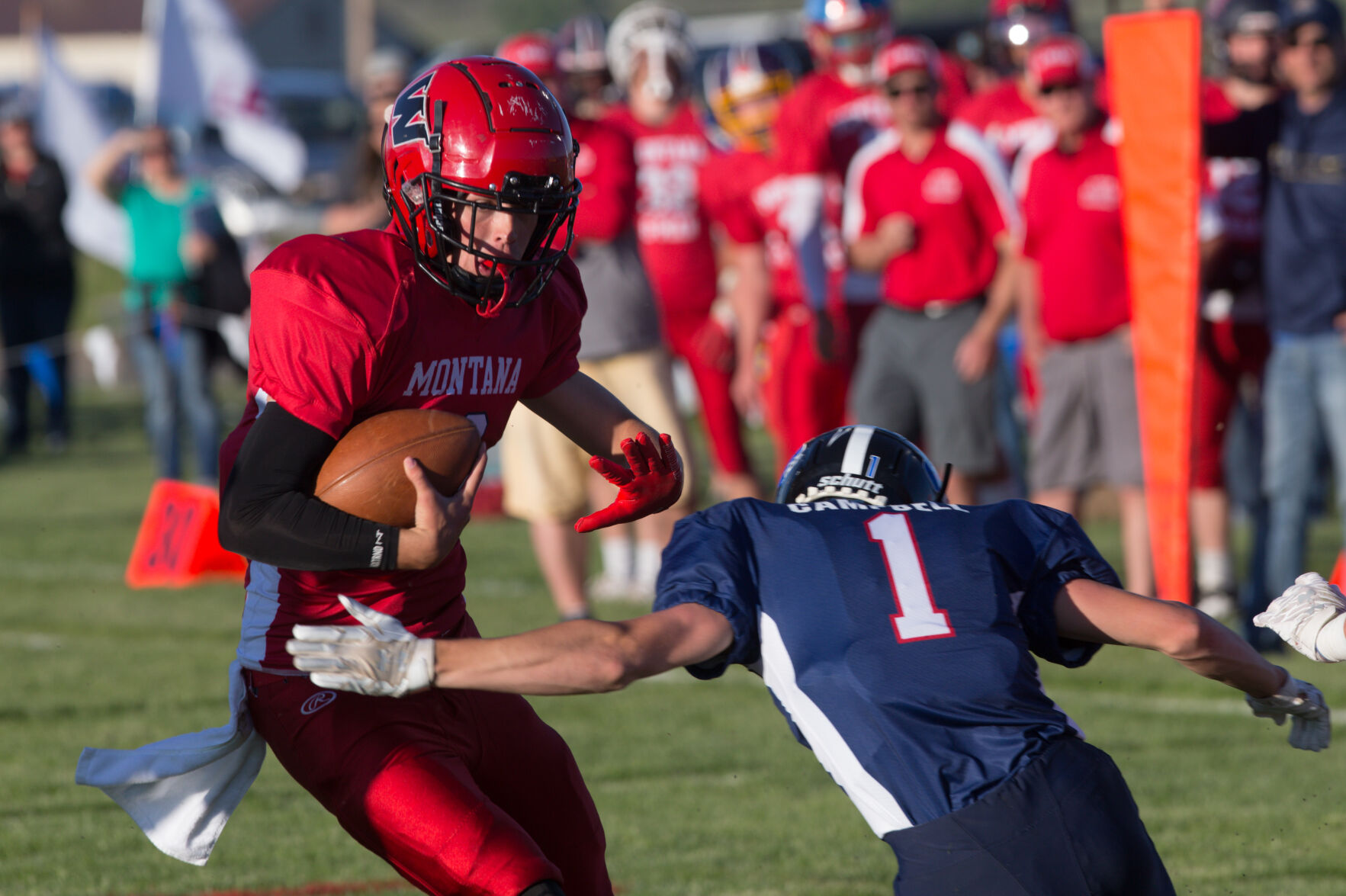 Team Red routs Team Blue in Montana 6-Man All-Star Game