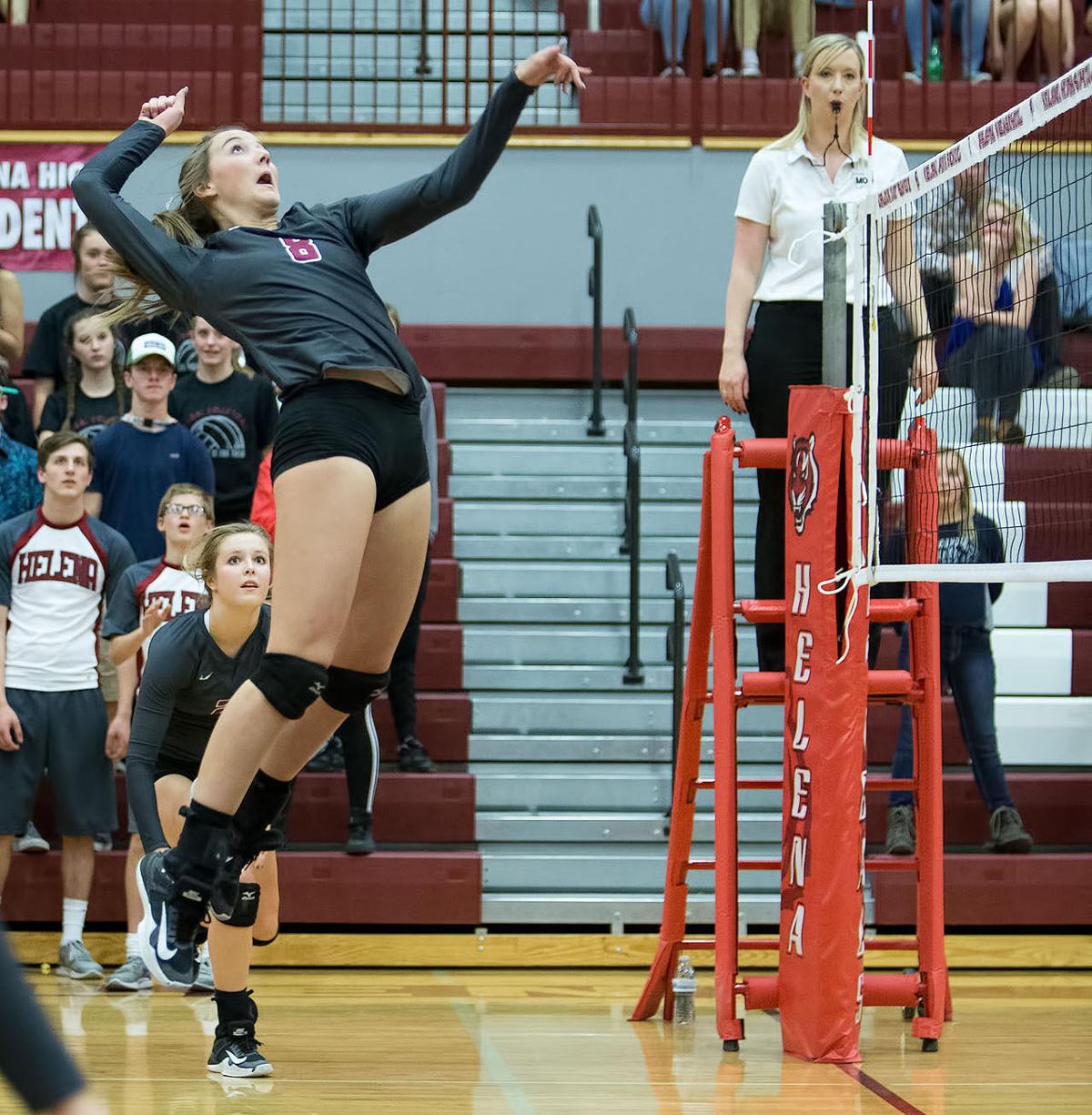 Helena volleyball sweeps Missoula Hellgate | High School Volleyball ...