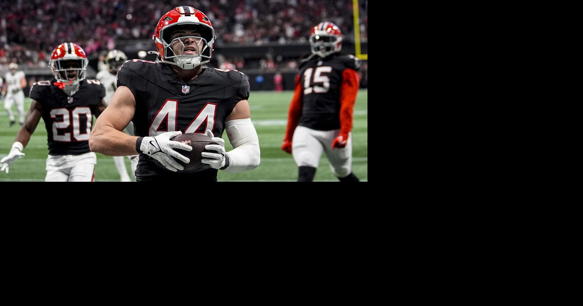 Troy Andersen scores TD, gets hurt in Atlanta Falcons win