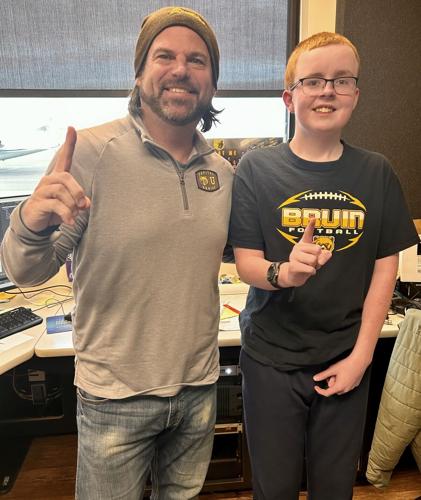 Helena Capital freshman Sam Edgar is the Bruins' biggest fan