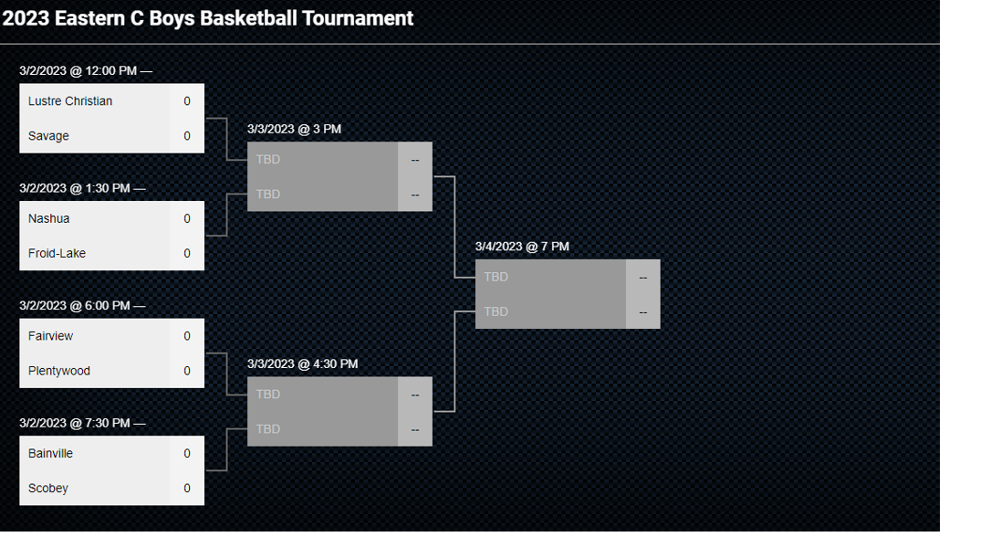 2023 Montana divisional basketball tournaments