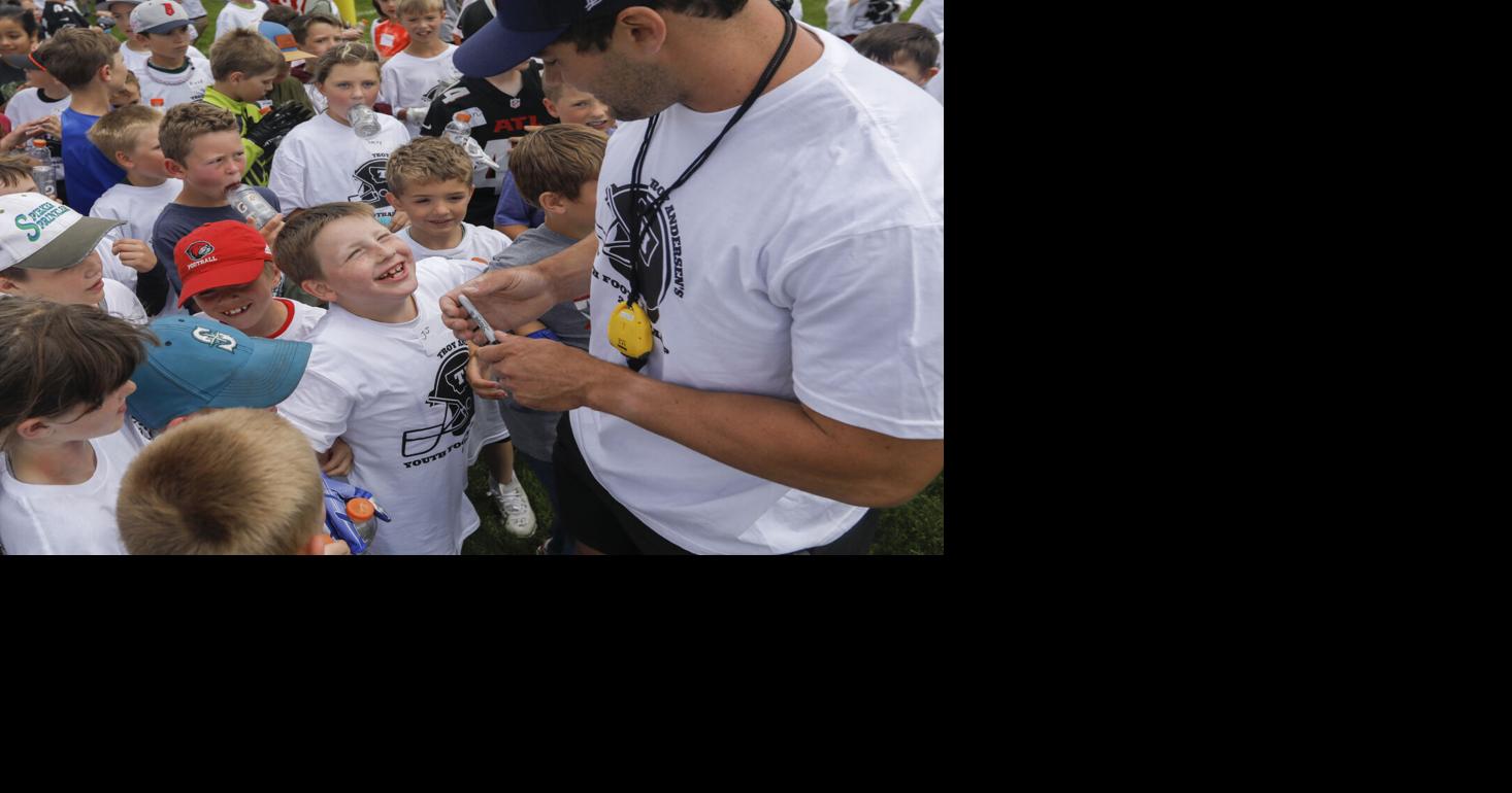 Troy Andersen Atlanta Falcons youth football camp Dillon