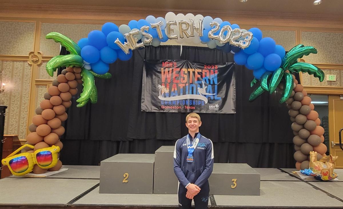 Billings gymnast Nethanel Keener first in high bar at Western Nationals