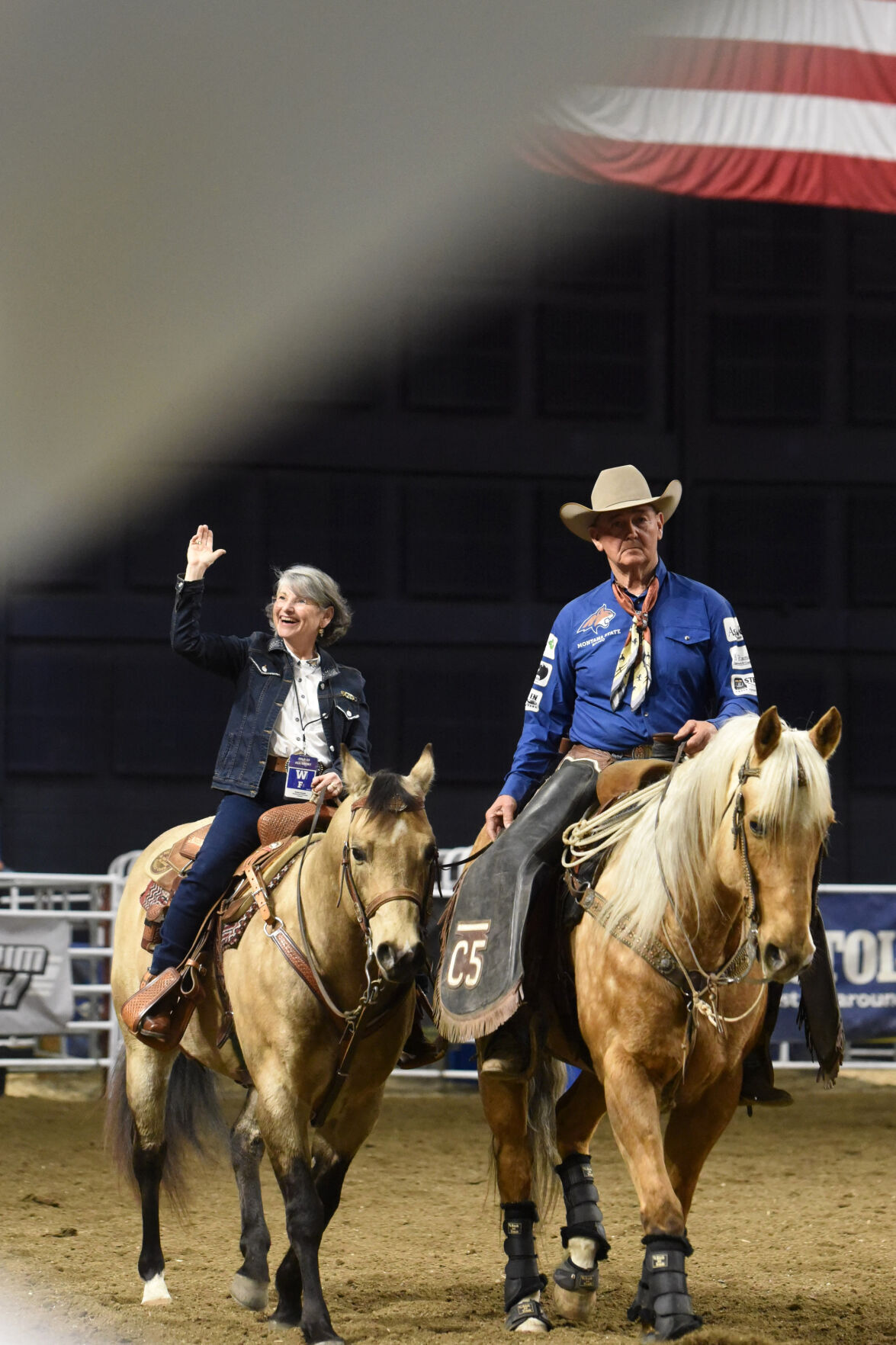 Cole Gerhardt among leaders at Montana State Spring Rodeo