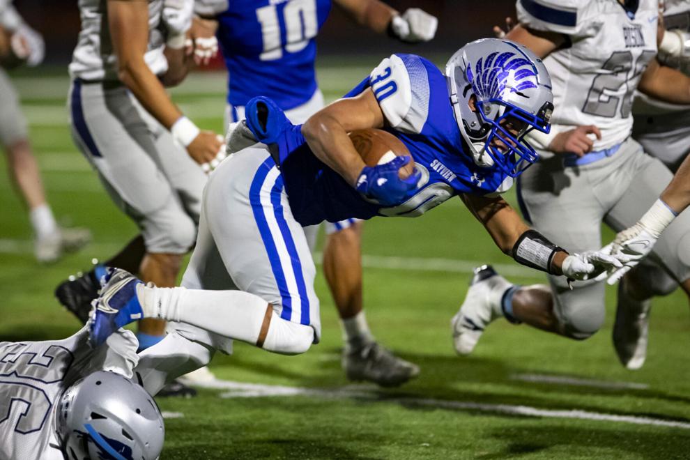 Great Falls Bison ride Ryder English's 5 TDs to win over Billings Skyview
