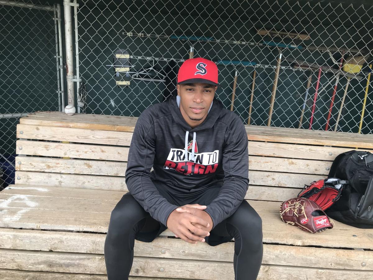 Arizona Diamondbacks minor leaguer working out, mentoring Billings Scarlets