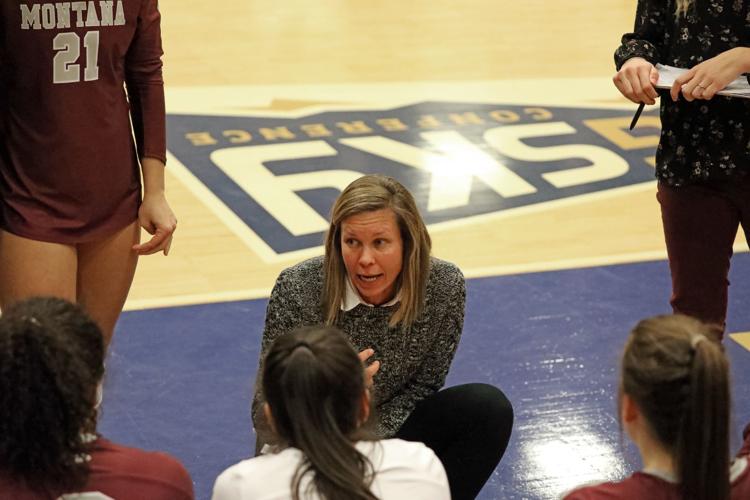 How Montana volleyball coach Allison Lawrence balances motherhood with ...