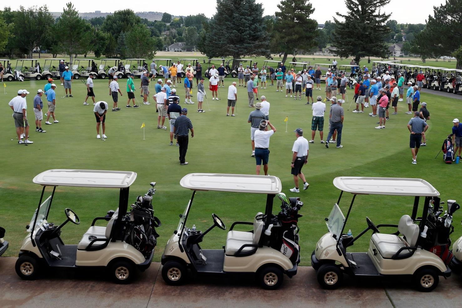 Photos: First day of Montana State Seniors Golf Tournament