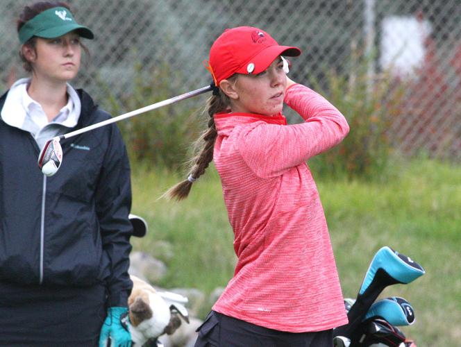 State AA Golf Tournament Day 1: Billings West's Carrie Carpenter ...