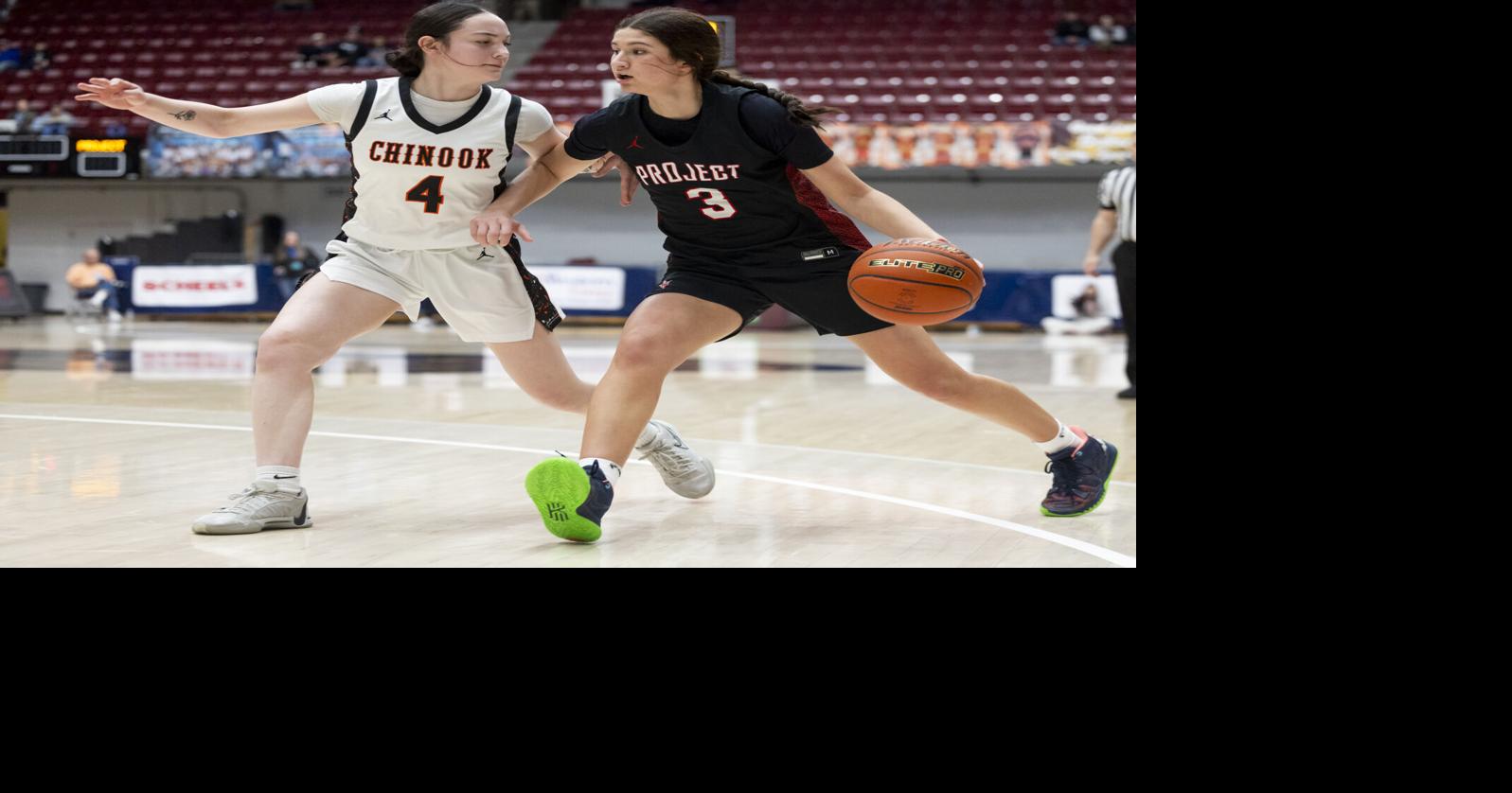 Class B girls state basketball tournament semifinals