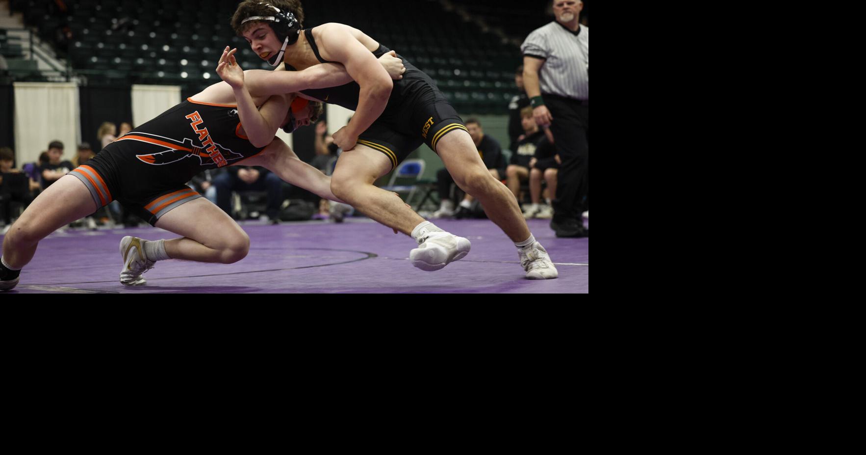 Kalispell Flathead Billings West wrestling Mining City Duals
