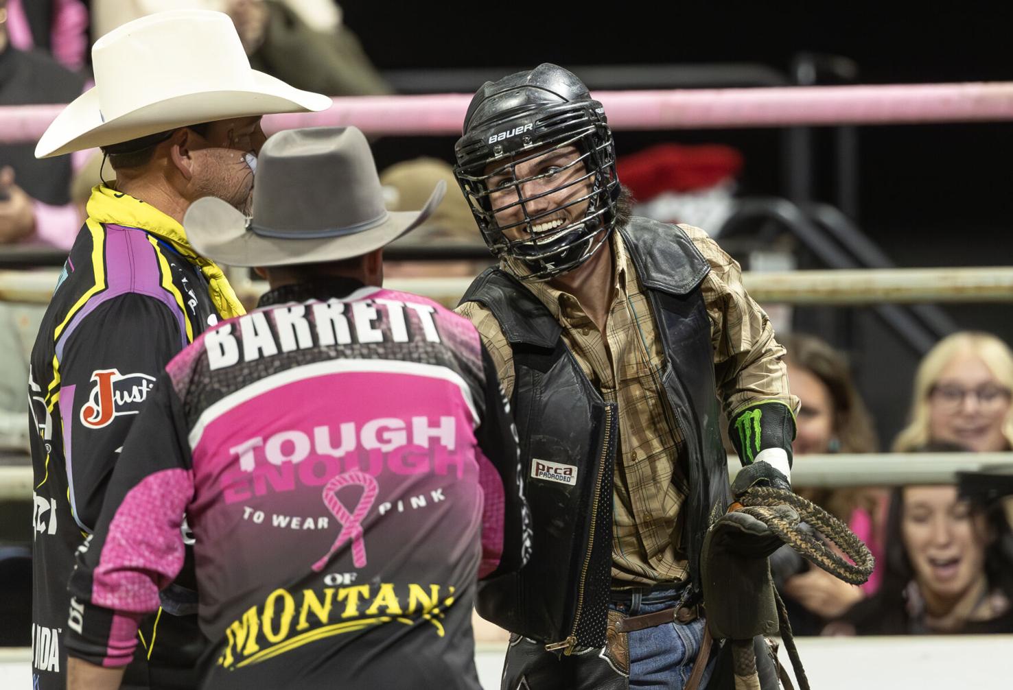 Jake Lockwood defends NILE bull riding title