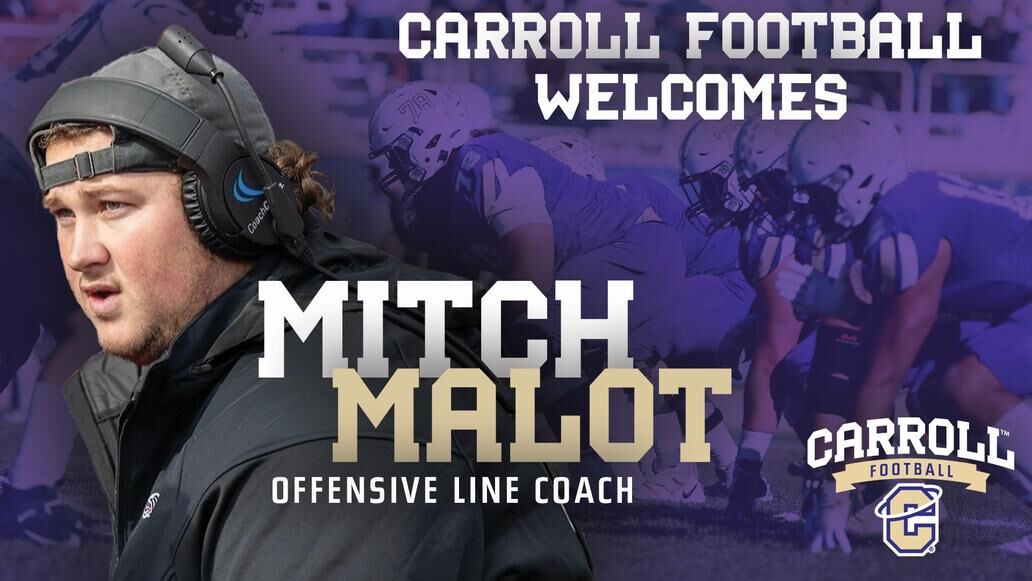 Carroll football announces hiring of Mitch Malot