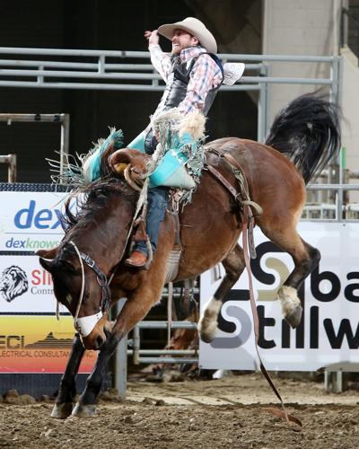 Brody Cress continues hot streak with Chase Hawks saddle bronc win