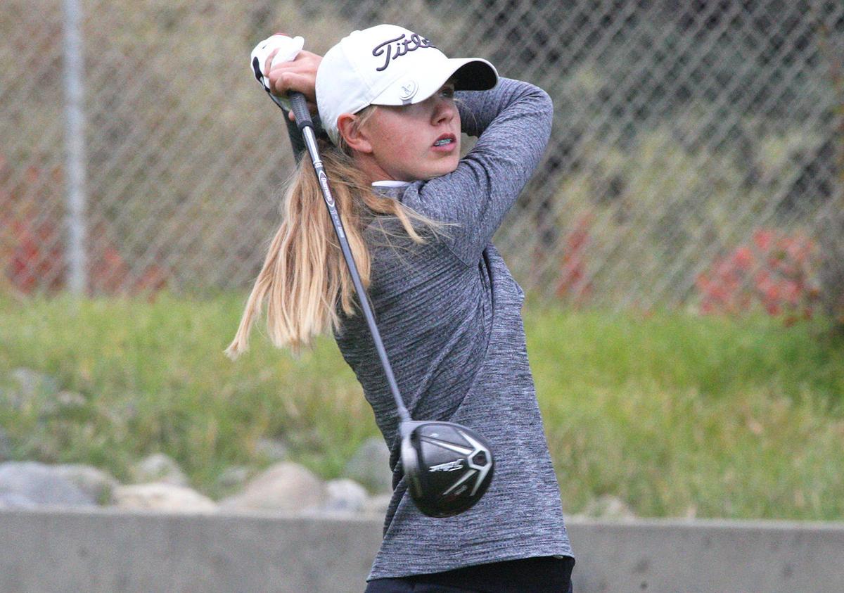 State AA Golf Tournament Day 1: Billings West's Carrie Carpenter ...