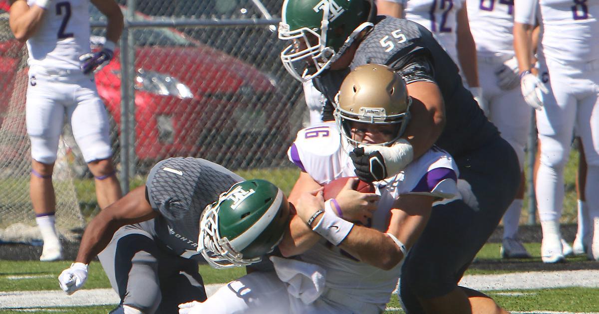 Capital grad, Tech nose tackle Tyler Sanders wins Ed F. Simonich Award