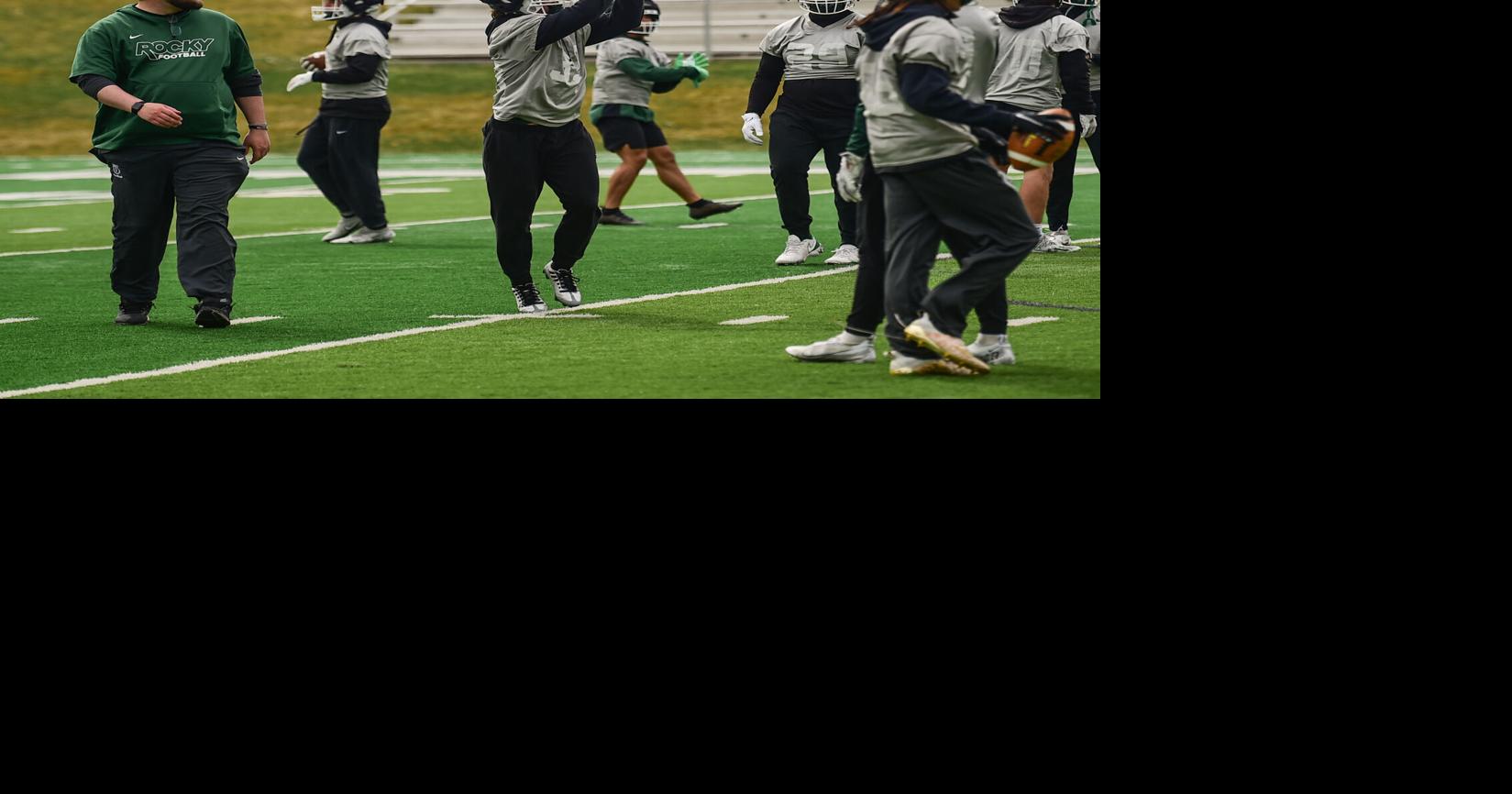 Rocky Mountain College Football spring practice