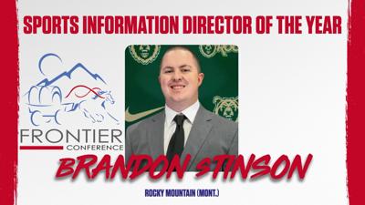Rocky's Brandon Stinson named Frontier SID of the Year