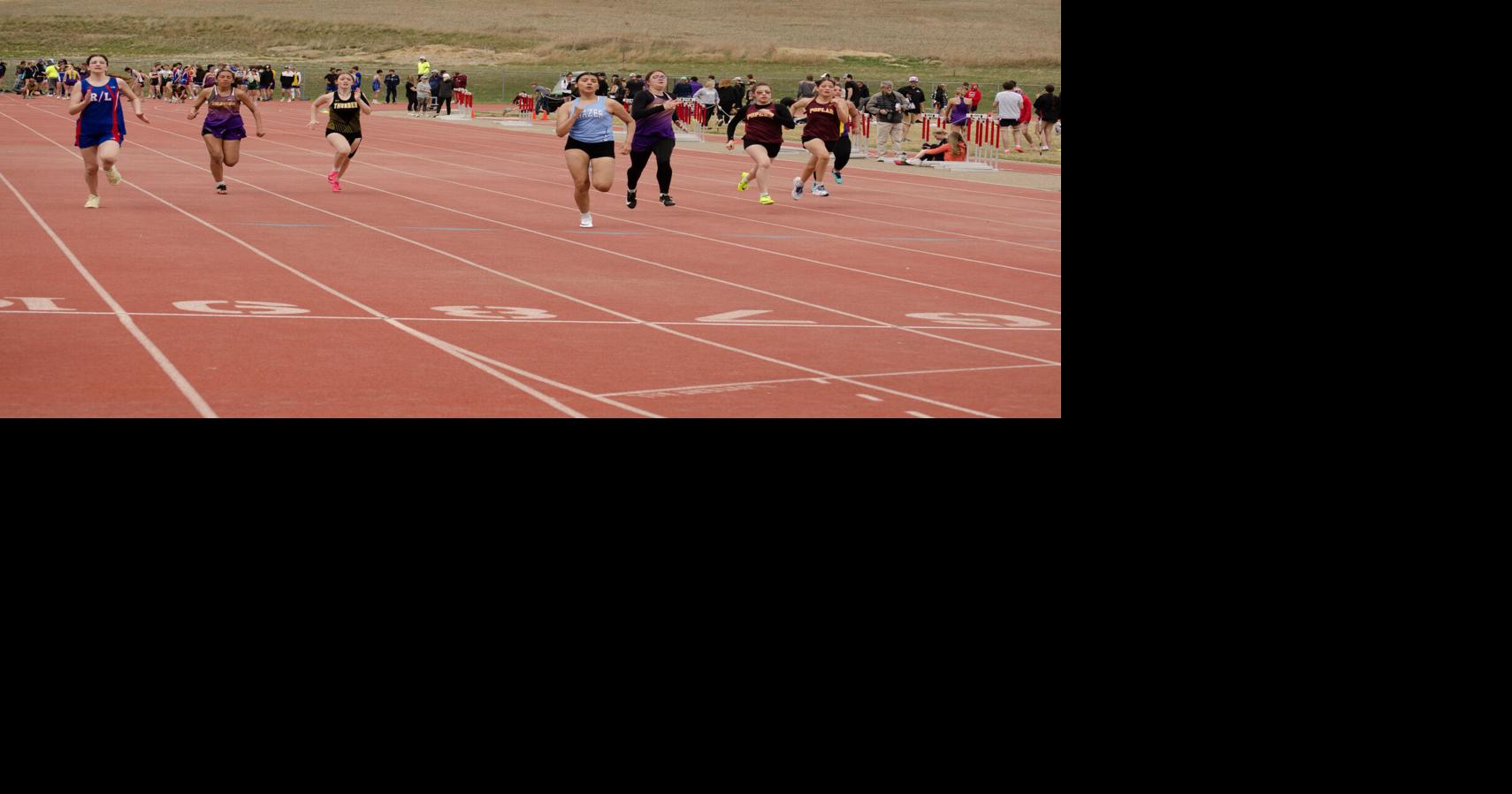 Fast sprints in Lambert, Garrison Hughes coaching Fairview