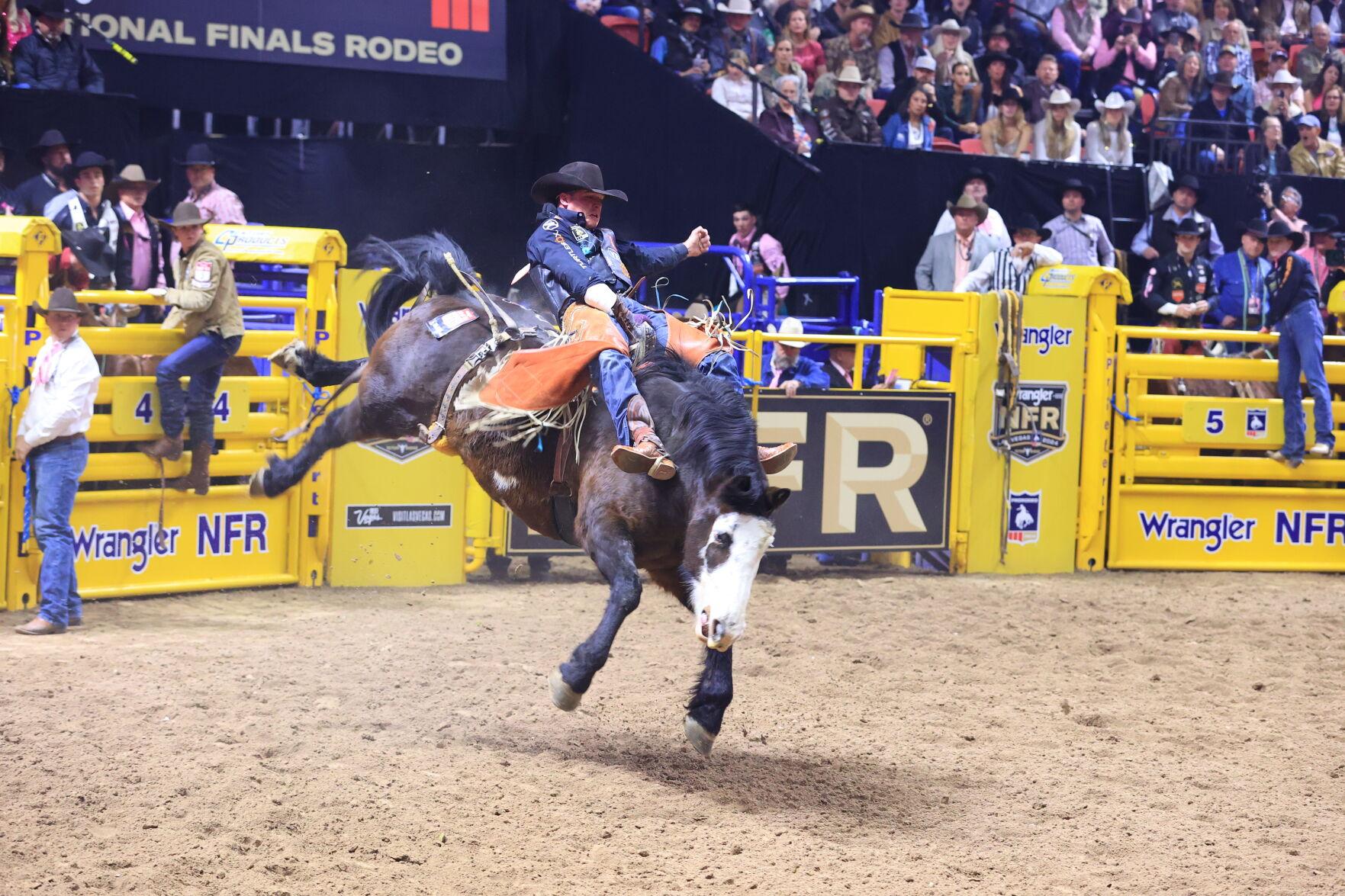 Montana competitors compete at the 2024 NFR