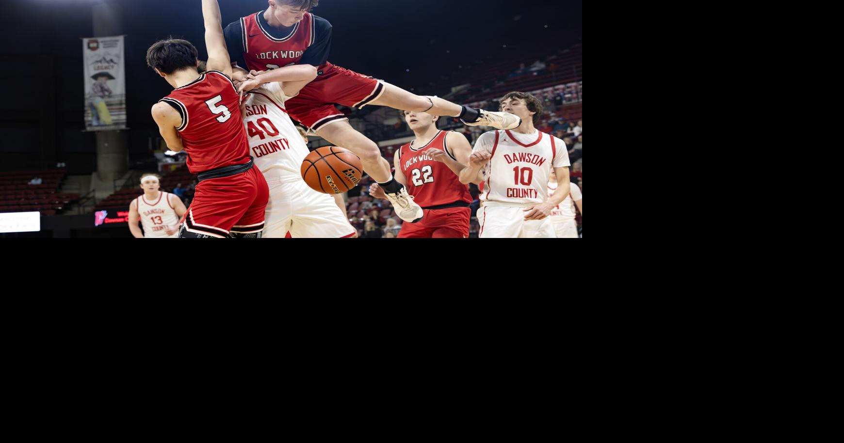 Lockwood basketball vs. Glendive at Eastern A Divisional