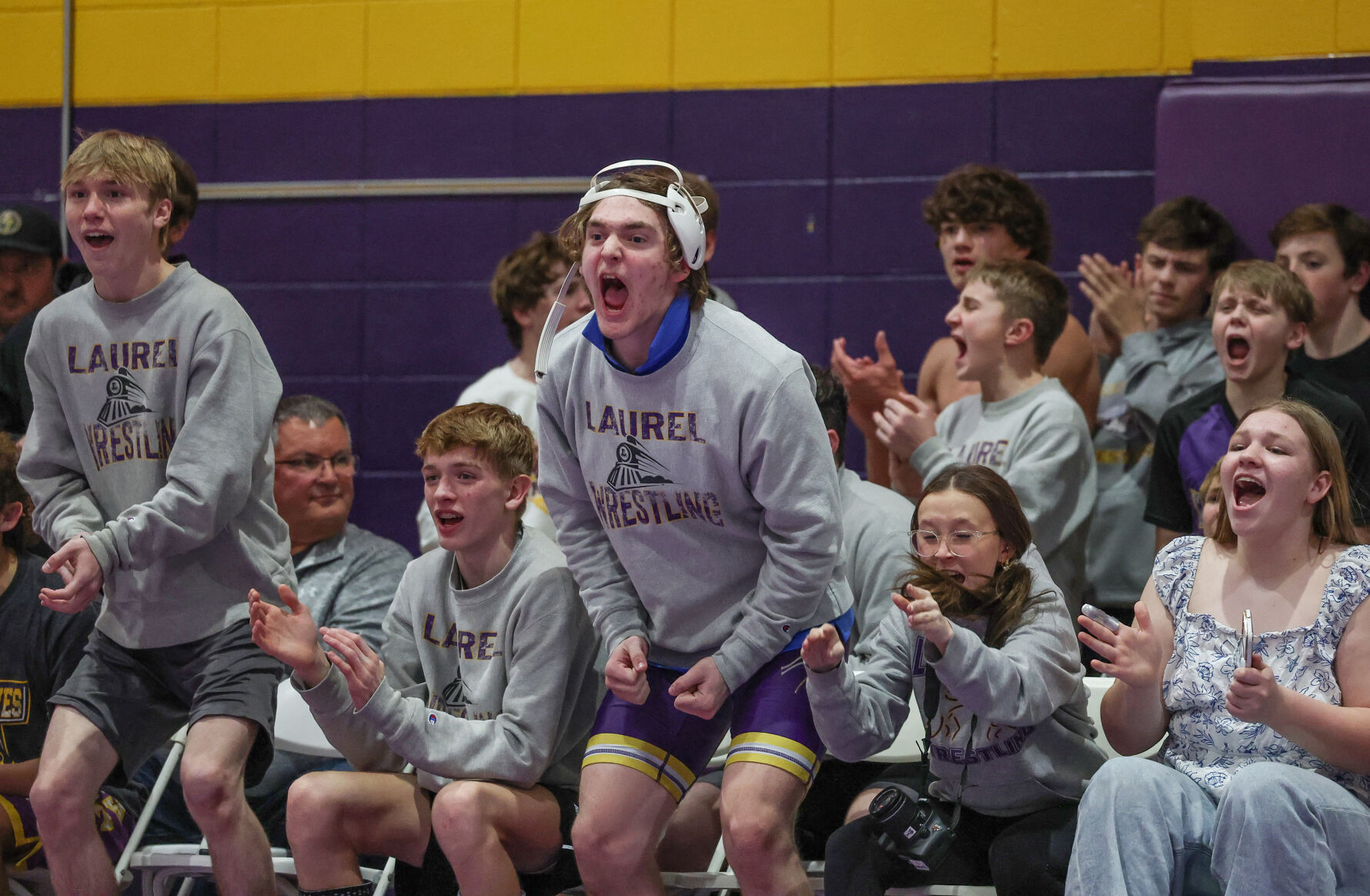 Wrestling in Laurel