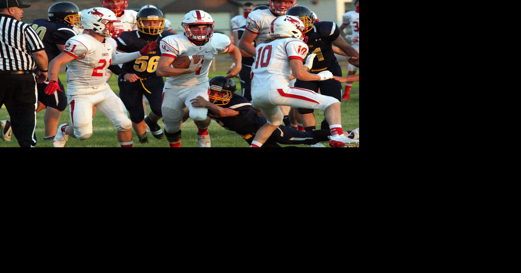Conrad offensive trio leads Cowboys to 46-8 win over Deer Lodge