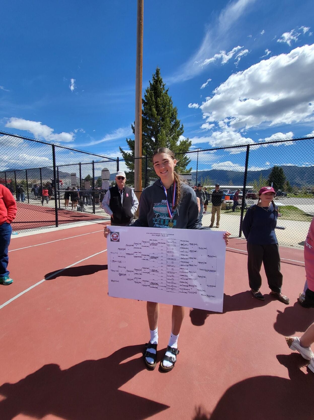 Hamilton's Hanley looking for success at State A tennis meet