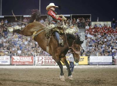 Melstone cowboy Sage Newman builds world saddle bronc lead at Caldwell ...