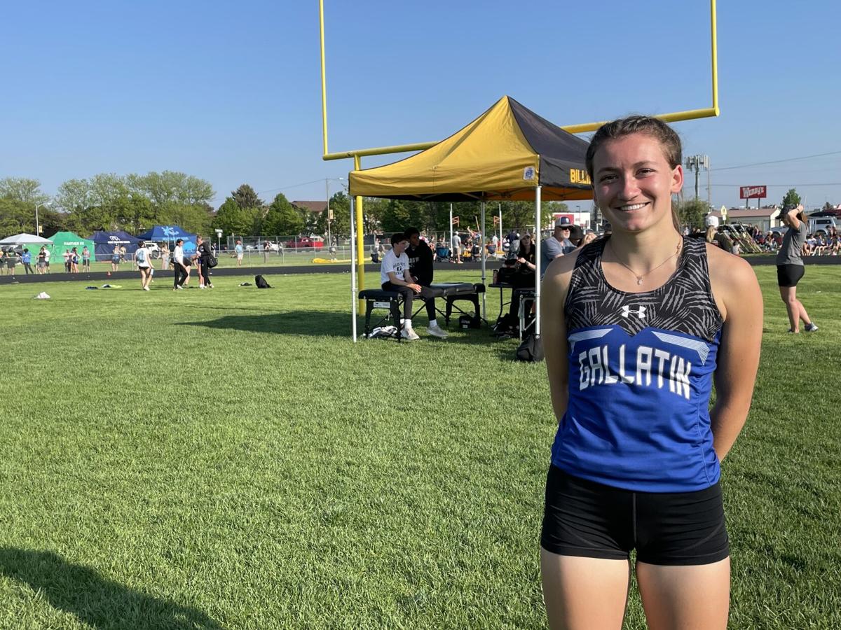Bozeman Gallatin's Olivia Collins leads the pack in AA 300 hurdles ...