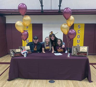 Bridger volleyball standout Emily Adkins signs with MSU-Northern