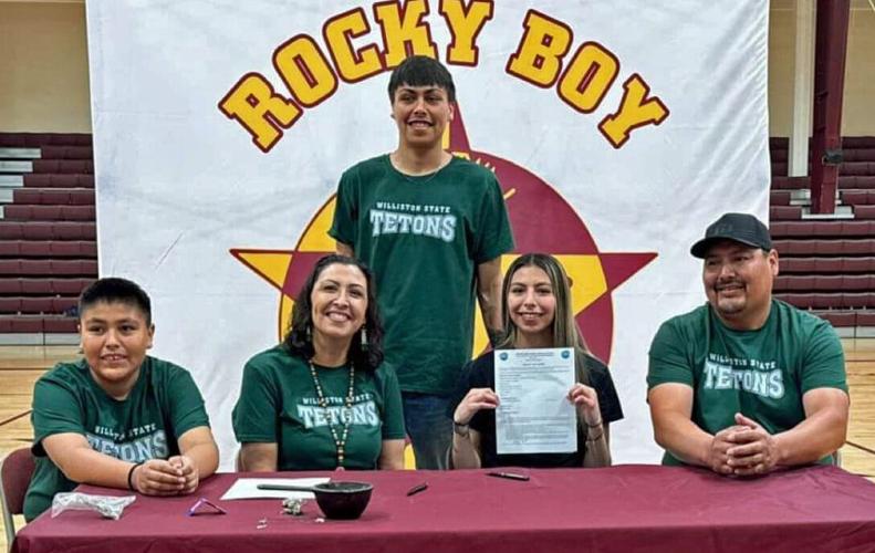 Rocky Boy hoops standouts choose Williston State, Mendocino