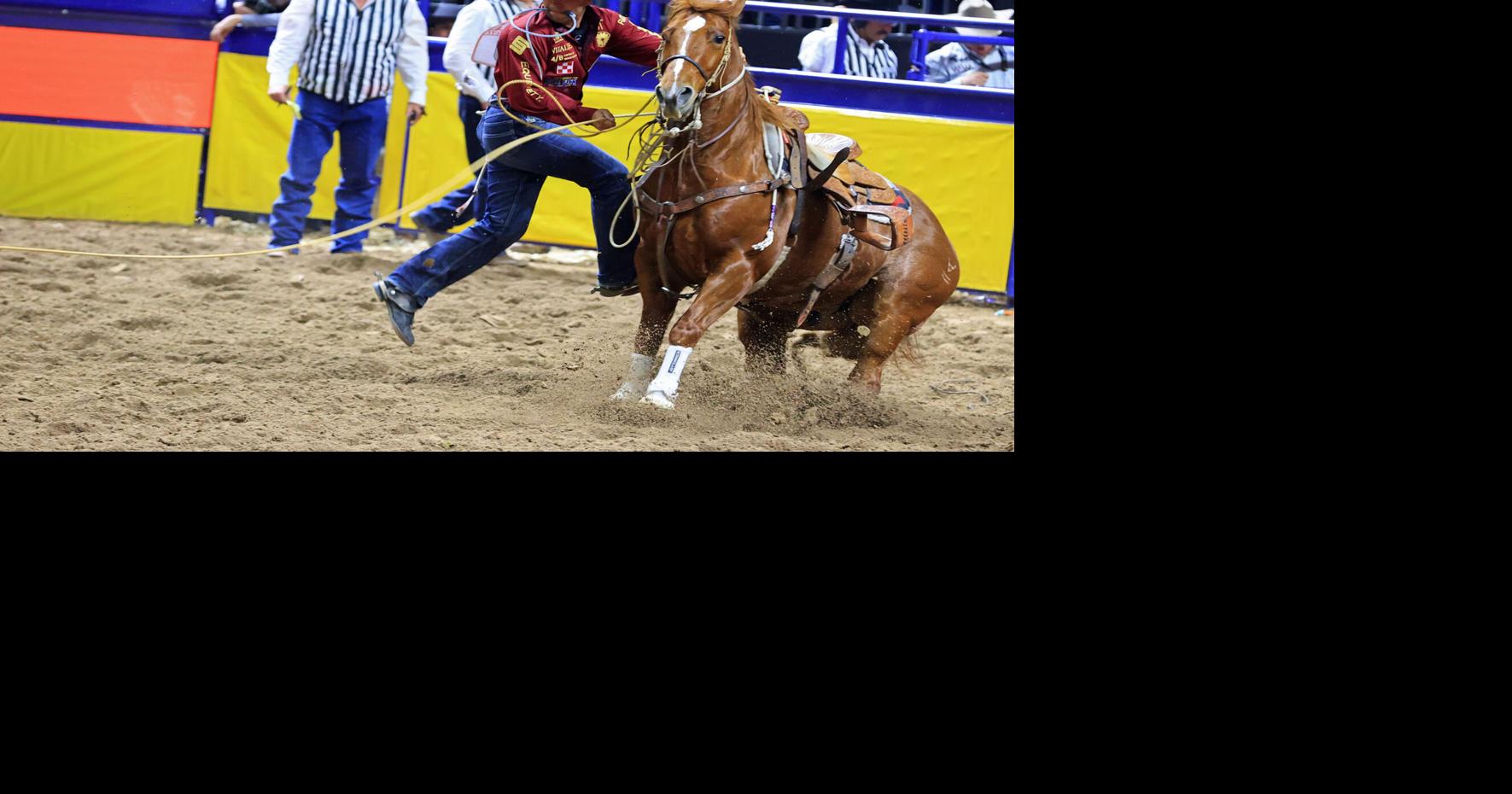 Miles City's Haven Meged sets record in NFR roping win
