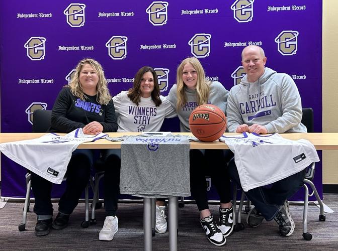 Dillon's Halle Fitzgerald signs with Carroll College