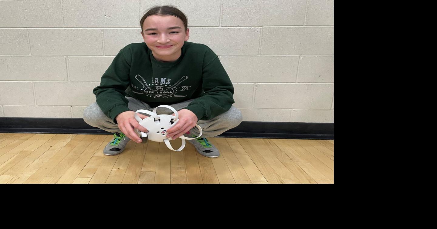 Billings Central's first girls wrestler, Emma Hernandez