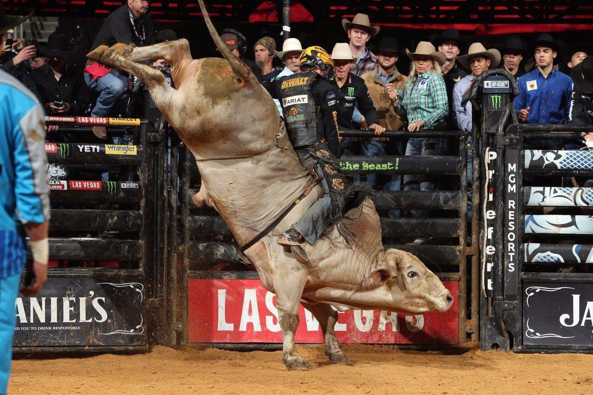 Montana bull rider wins PBR event in North Carolina