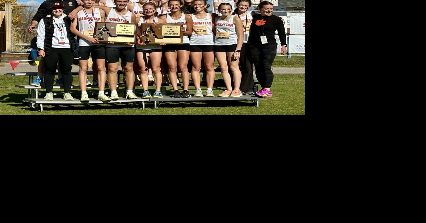 Manhattan Tigers sweep Class B cross country team trophies