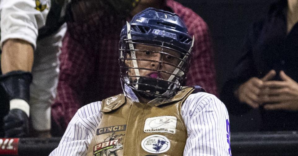 Ex-Montana State bull rider Chase Dougherty is the co-leader at PBR ...