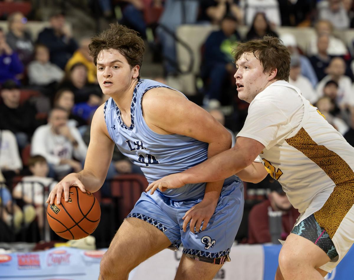 Second rounds of 2024 Class B boys basketball tournament