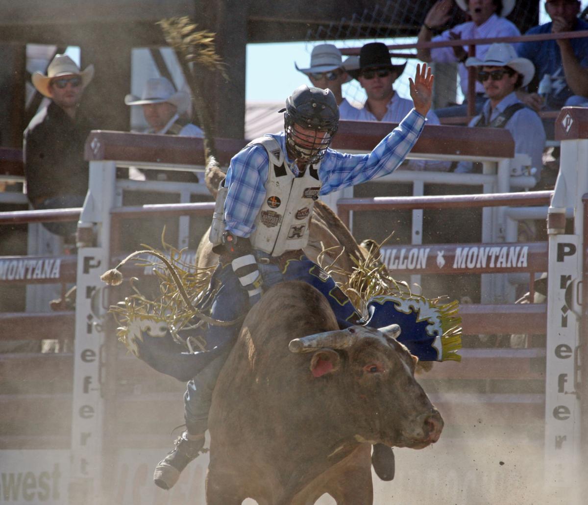 Always on the move, Utah bullrider takes win at Dillon Jaycee rodeo