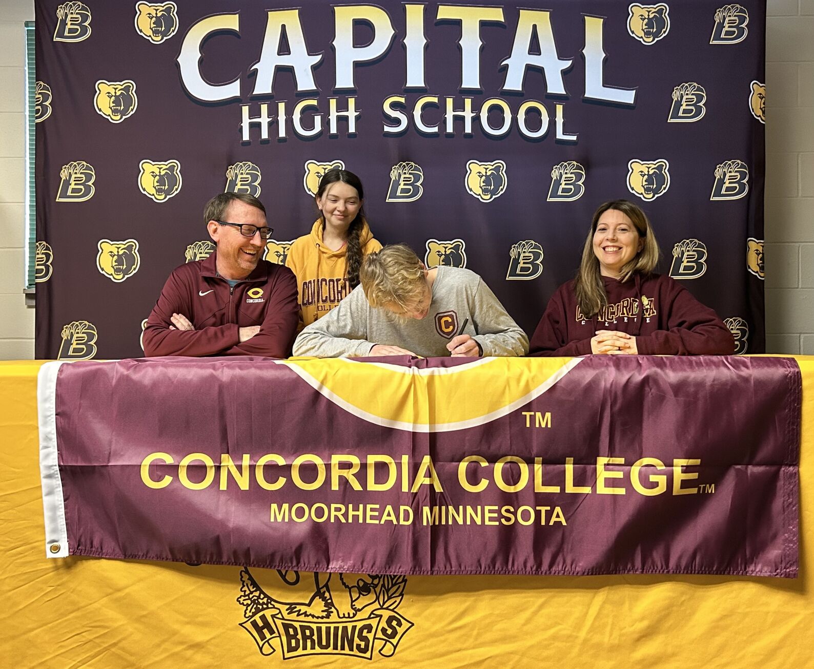Capital's Dallin Wall signs with Concordia College soccer