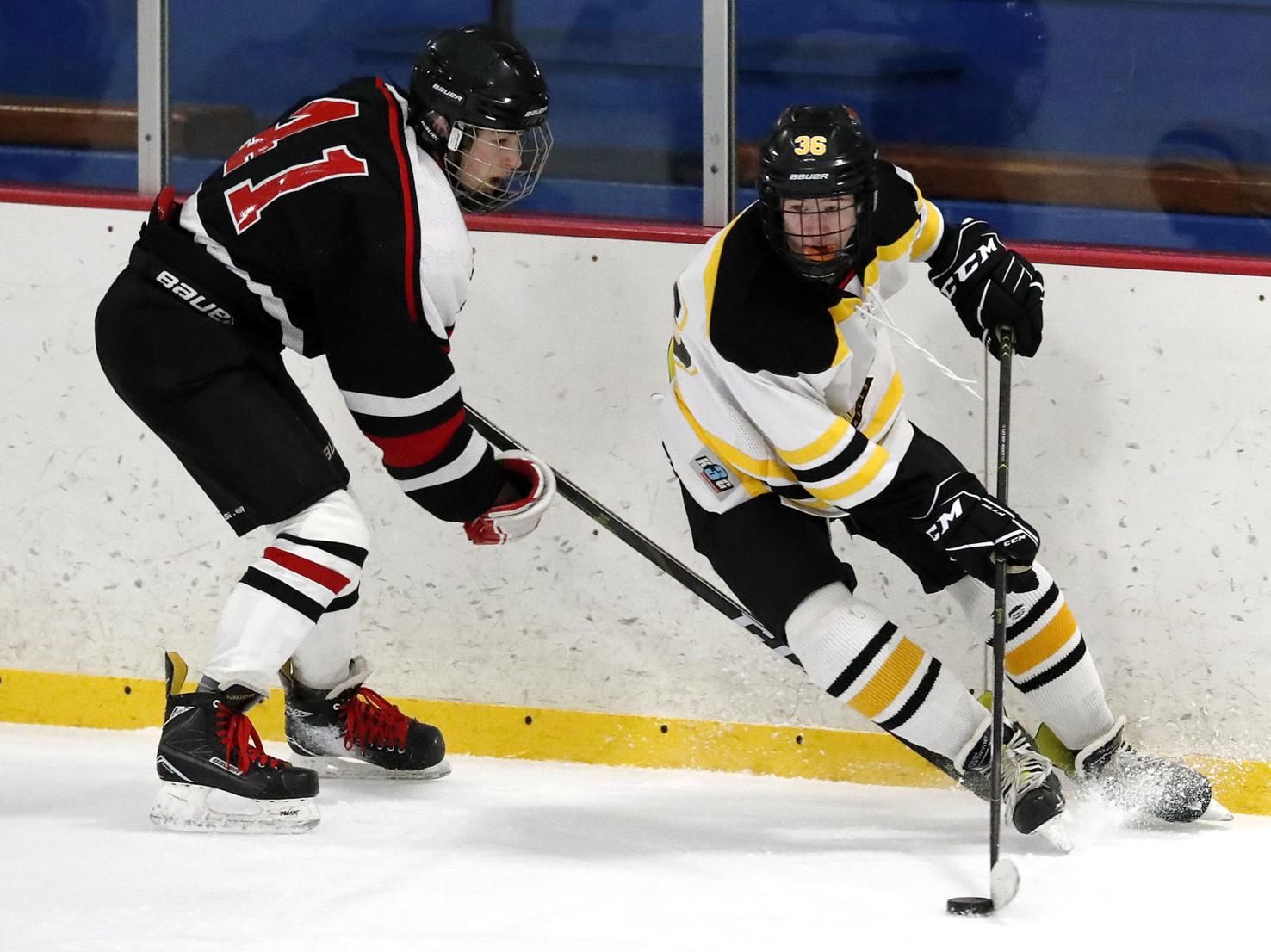 Photos: Billings Bulls host Glasgow Ice Dawgs in high school hockey